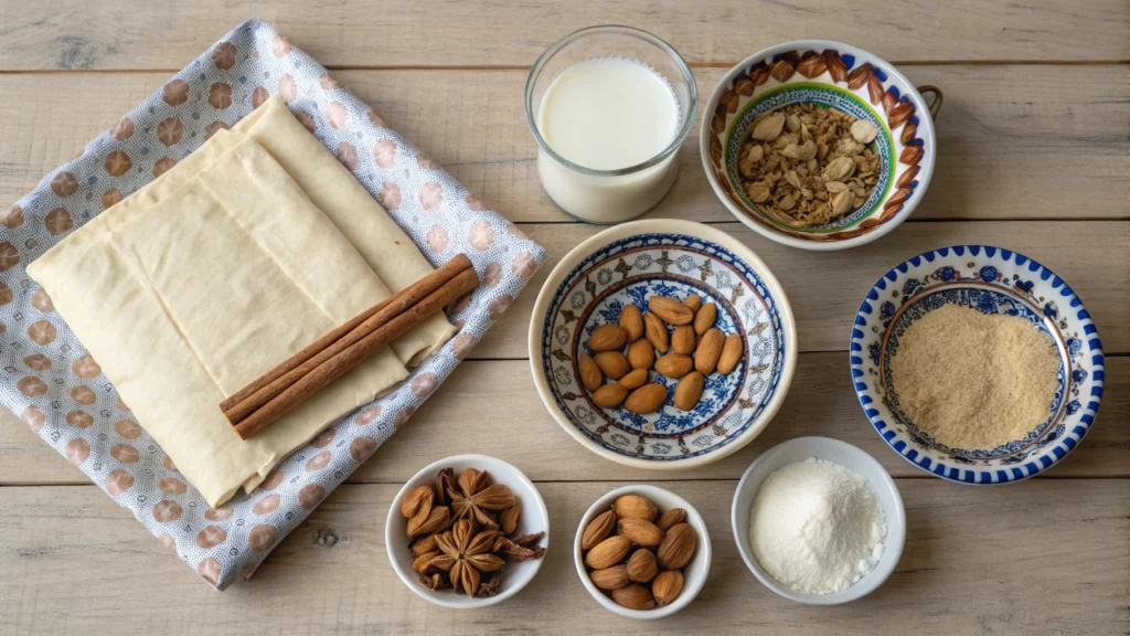 Milk Pastilla Traditional and Delicious moroccan recipe