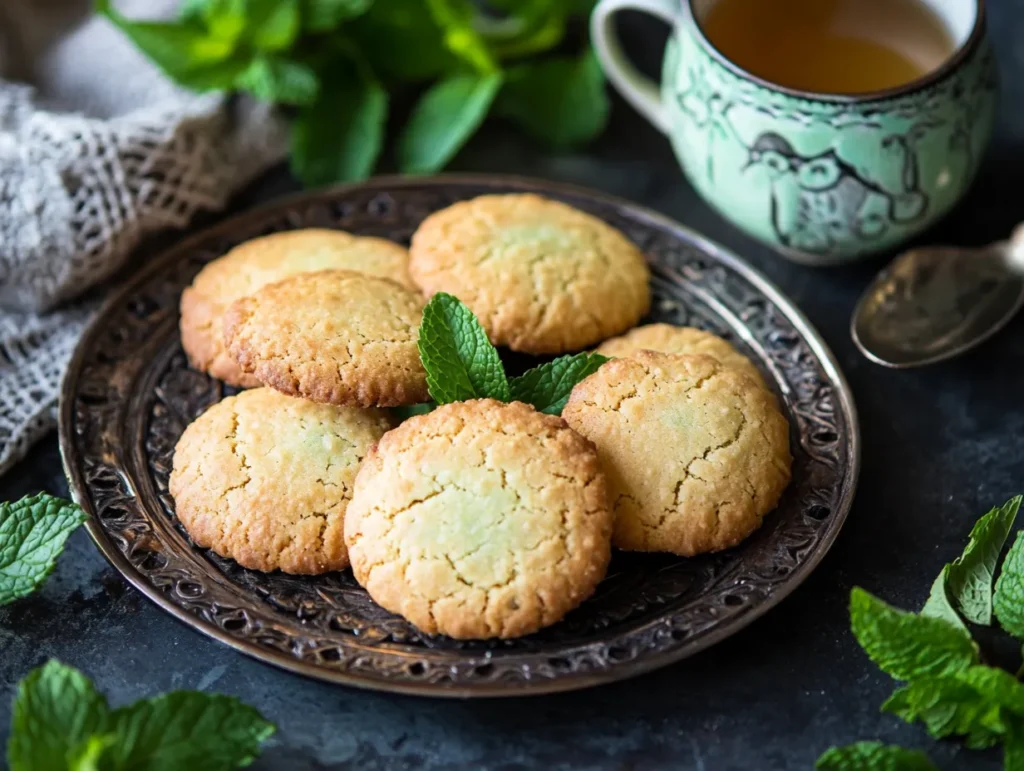 Heavenly Moroccan Mint Cookies Recipe: Crisp and Buttery