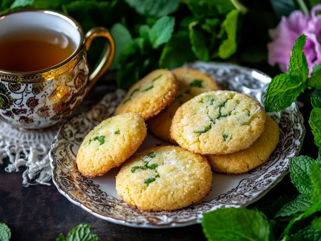 Heavenly Moroccan Mint Cookies Recipe: Crisp and Buttery