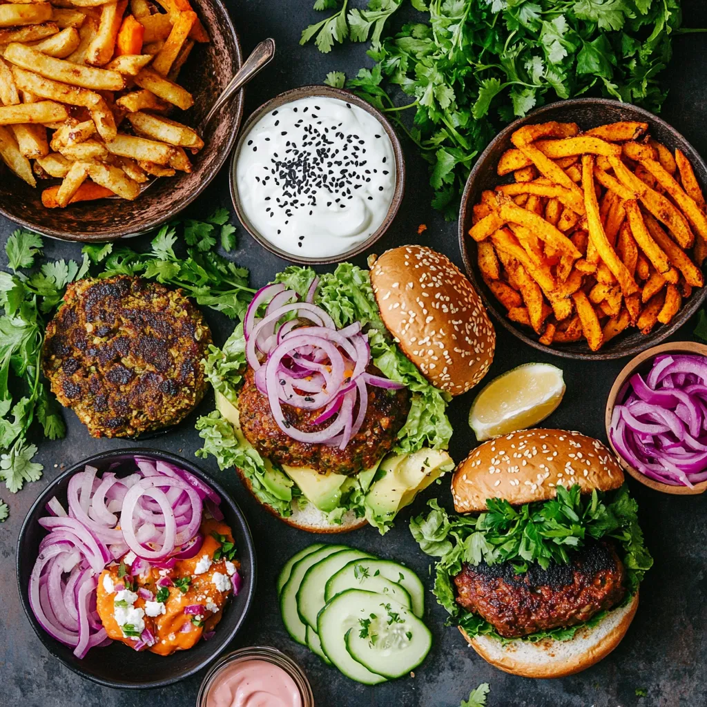 Best Spiced Moroccan Burger with Exotic Herbs & Spices