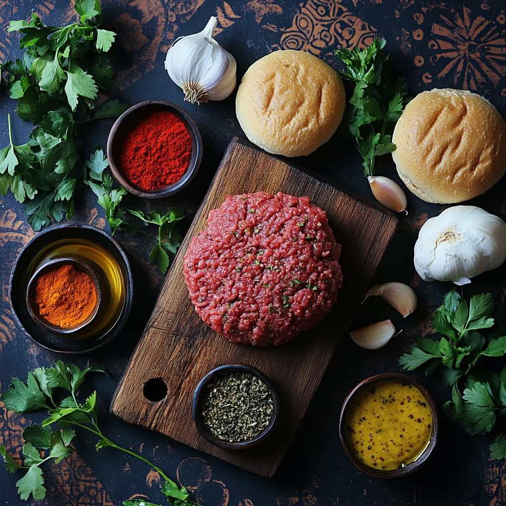 Best Spiced Moroccan Burger with Exotic Herbs & Spices