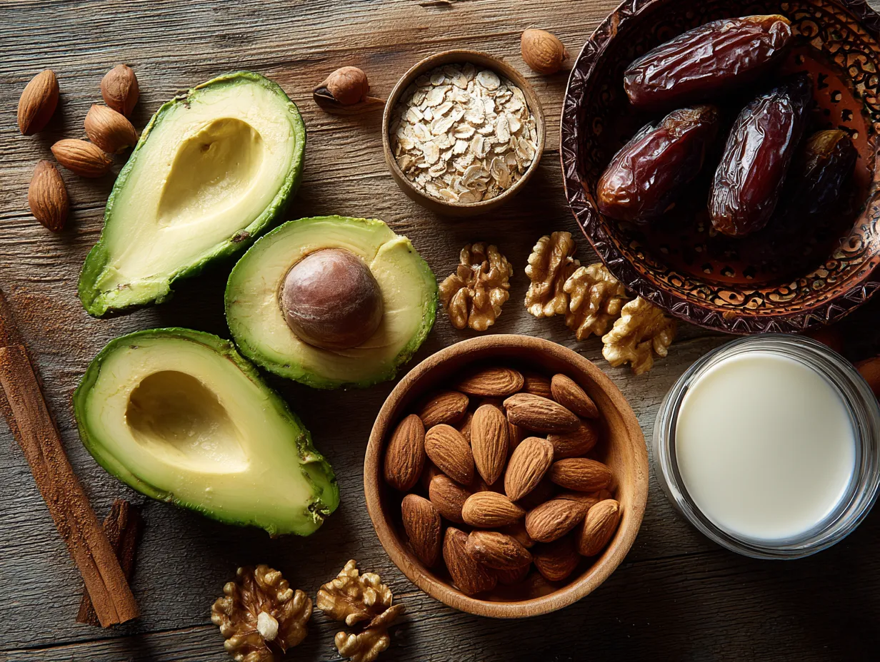 Moroccan Avocado and Nuts Smoothie for Glowing Health