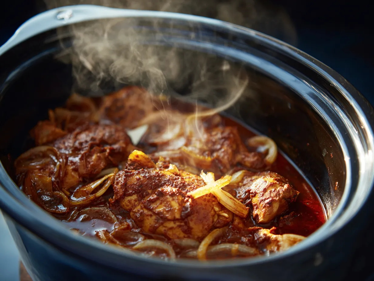 Moroccan Slow Cooker Chicken Honey Cinnamon Feast