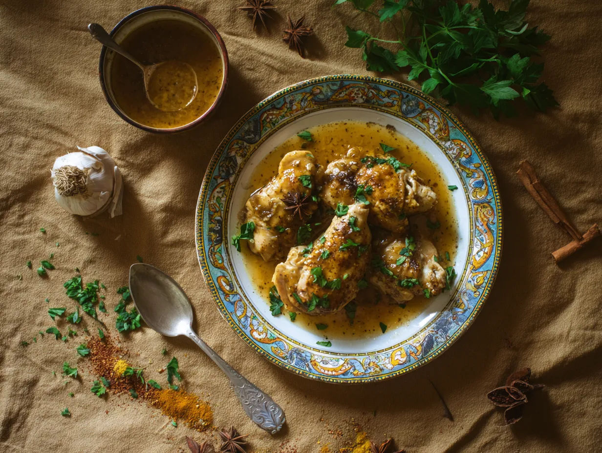 Moroccan Slow Cooker Chicken Honey Cinnamon Feast