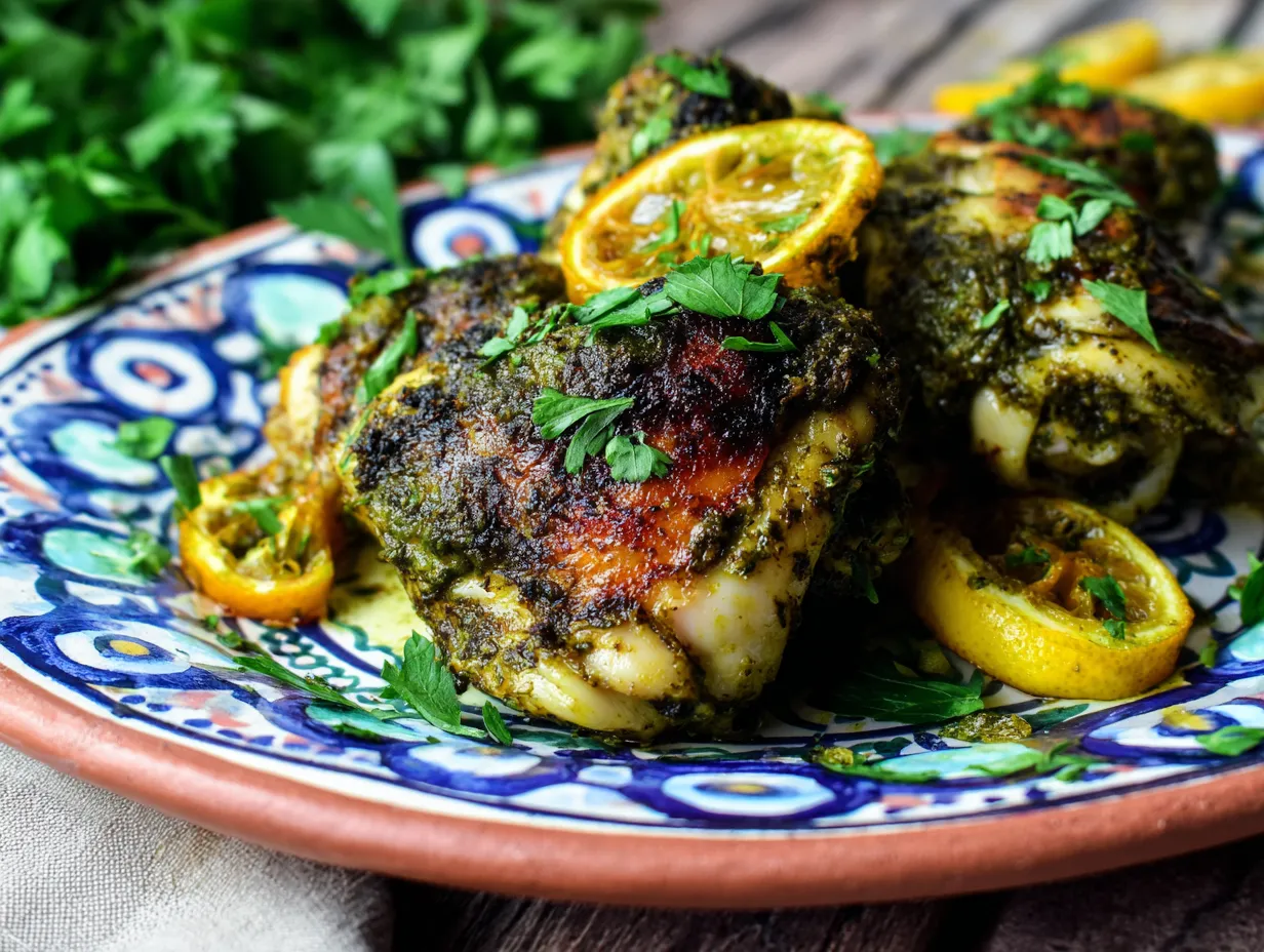 Perfect Spiced Moroccan Chermoula Chicken in 30 minutes